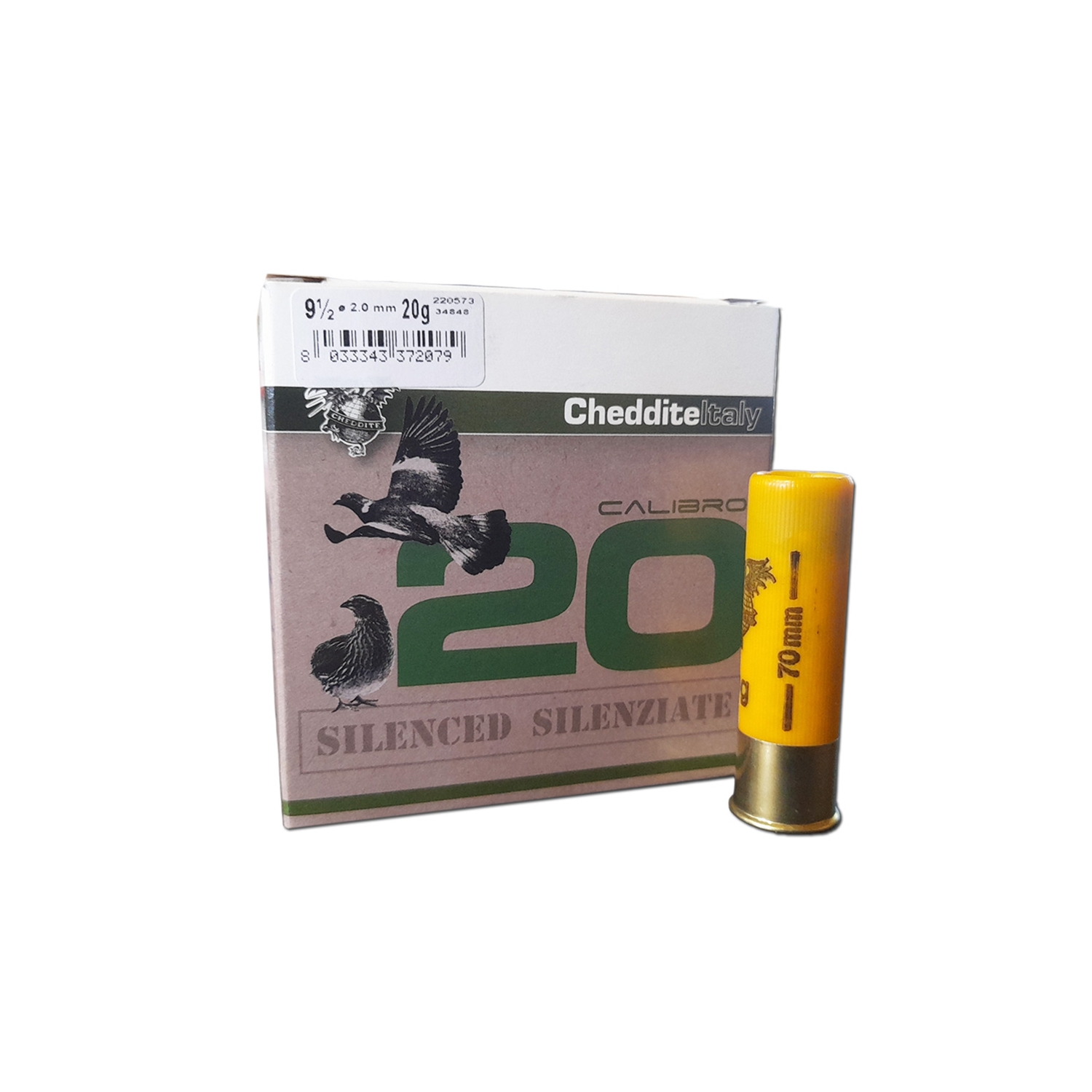 Cheddite Silenziata Cal. 20 20gr