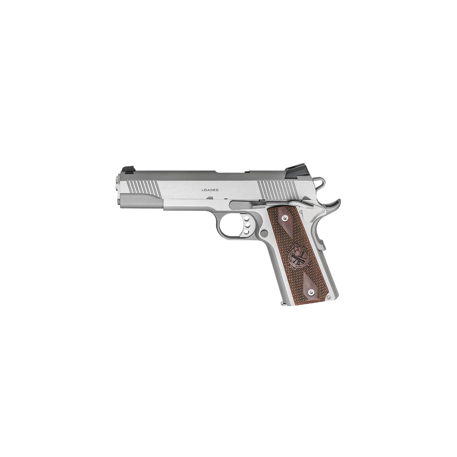 Springfield 1911 Loaded Stainless Cal. 45 ACP 5" 7C. + 1 Caricatore